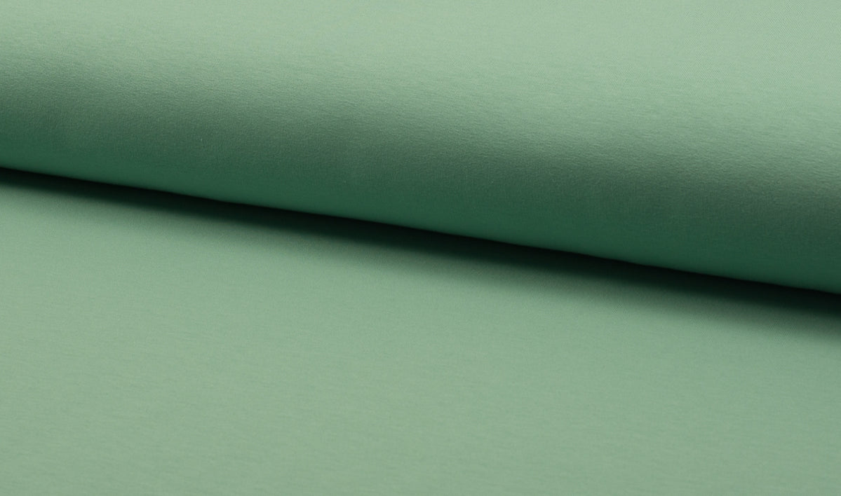 Foundation Brushed French Terry - Mint — Shear Perfection Fabric