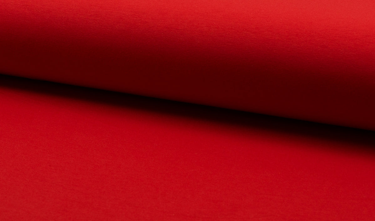 Foundation Brushed French Terry - Dark Red — Shear Perfection Fabric