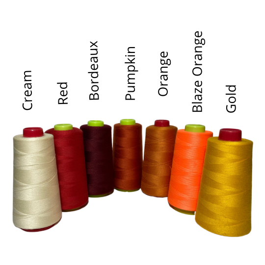 Serger Thread - Red/Orange/Yellow — Shear Perfection Fabric