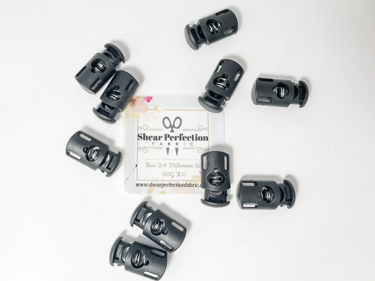 Drawstring or cording stopper (toggle) - Pack of 10 — Shear Perfection ...