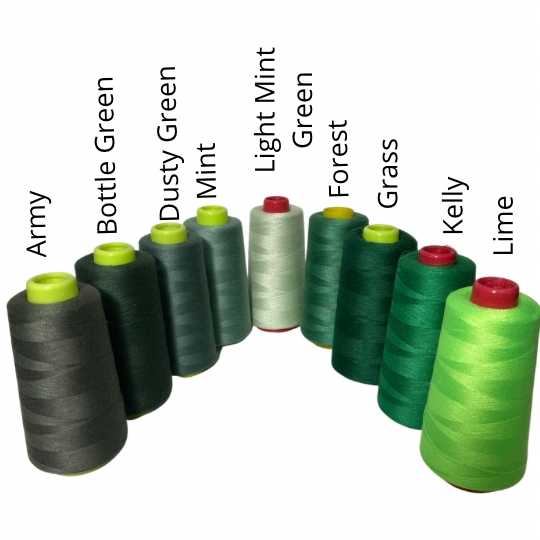 Serger Thread - Greens — Shear Perfection Fabric